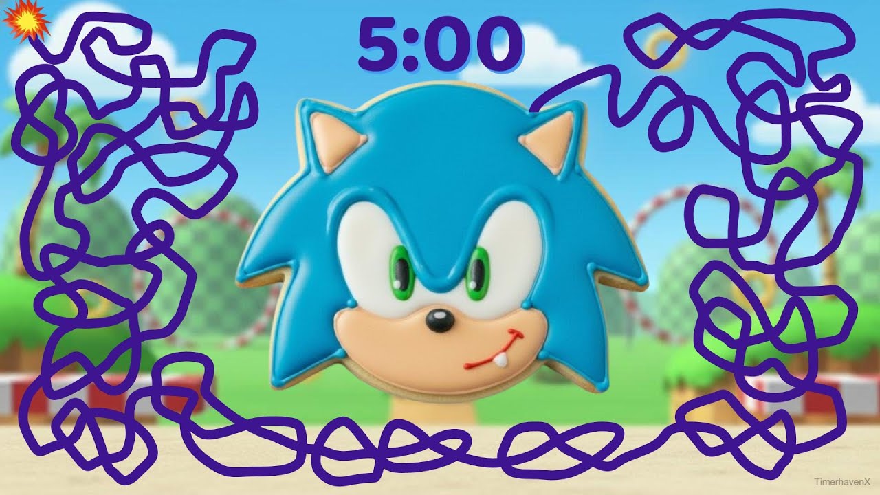 5 Minute Timer Bomb | Sonic Cookie Countdown 🍪💙 - YouTube