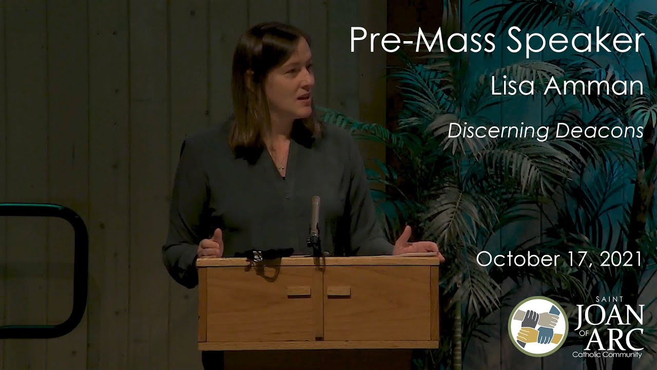 Pre-Mass Speaker: Lisa Amman | 10.17.2021 - YouTube