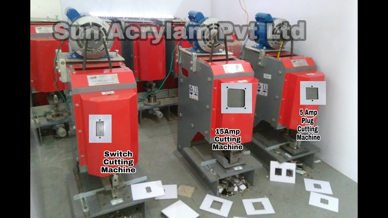 Switch Die Cutting Machine Hylam ,Mica,PVC , Bakelite, Plywood Press ...