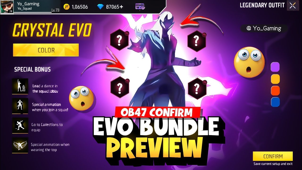 OB47 Update New Evo Bundle Free Fire 🤯 | Next Magic Cube Store Update ...