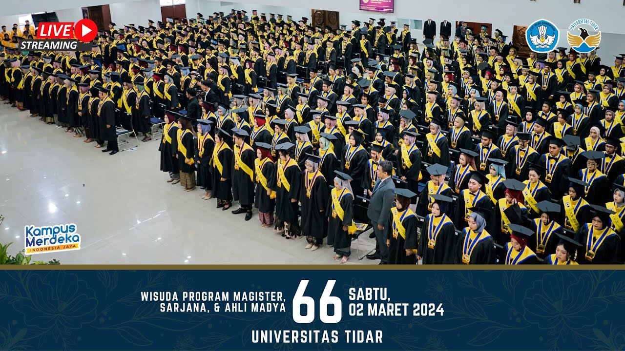 WISUDA 66 UNTIDAR TAHUN 2024 - YouTube