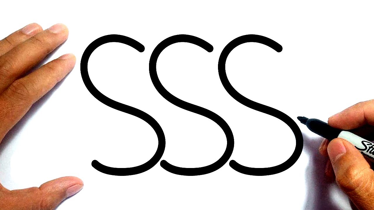 How To Draw Peanuts From Letters SSS - YouTube