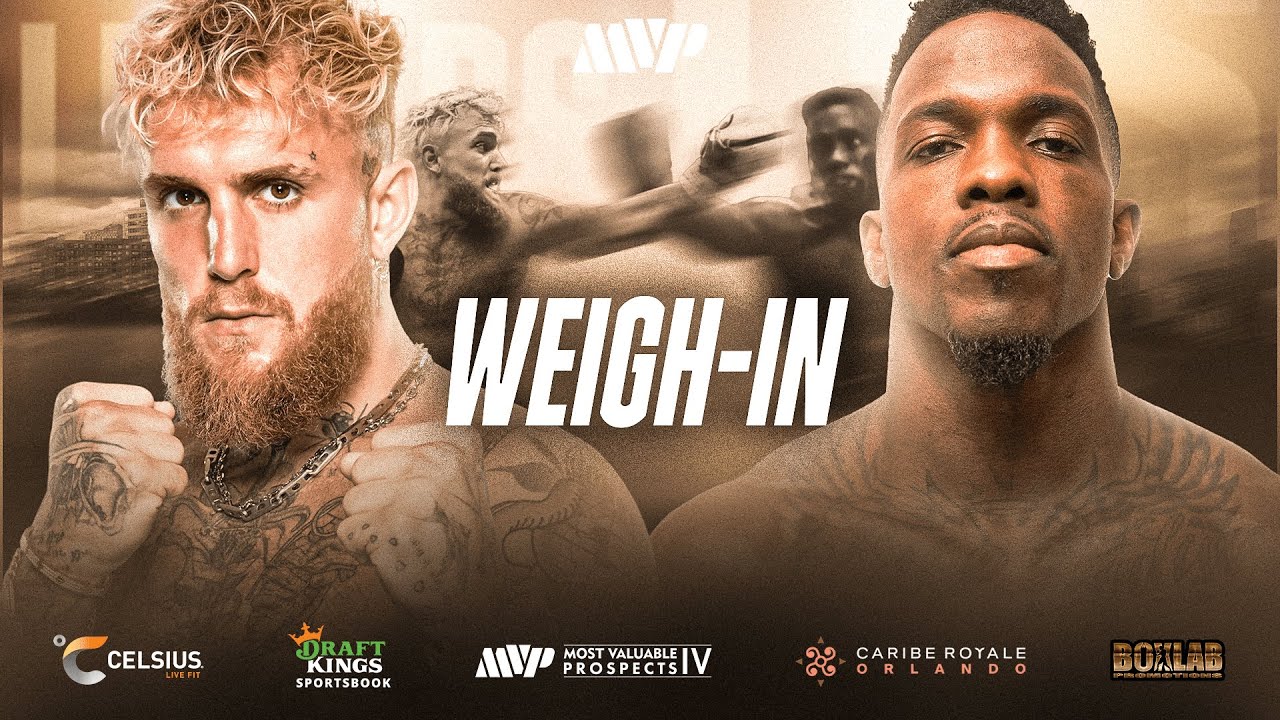 JAKE PAUL VS. ANDRE AUGUST WEIGH IN LIVESTREAM - YouTube