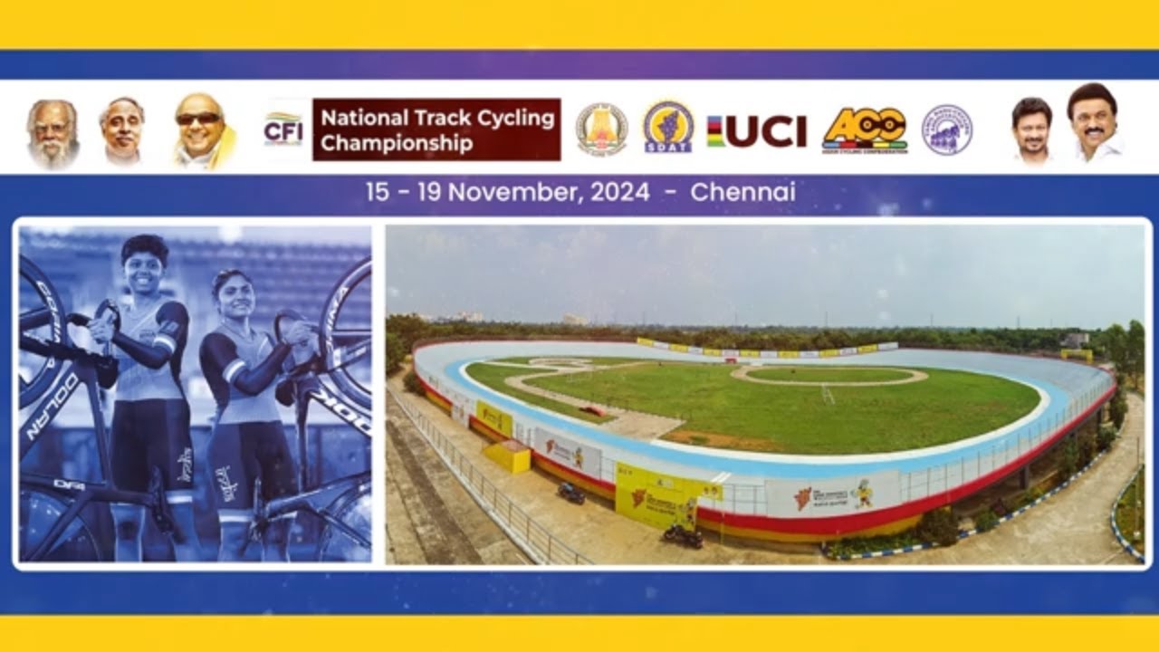 Watch Riders in Action at the Track Cycling Championships, Chennai ...