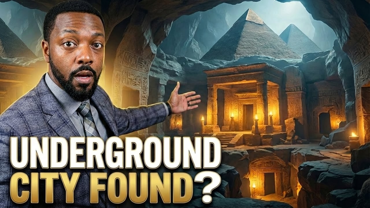 Underground City Discovered Under The Giza Pyramids by Billy Carson ...