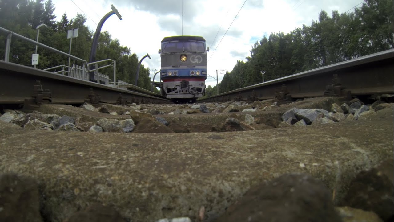 GoPro под поездом ТАЛЛИНН - МОСКВА / GoPro under the train TALLINN ...