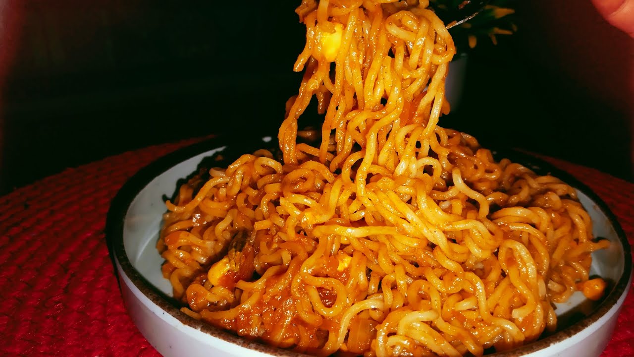 Dry maggi recipe😀|Chinese maggie at home|maggie kaise banaen🤔|Dry maggi ...