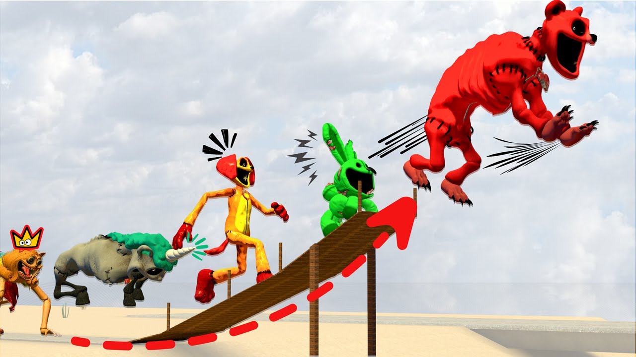 Who Has The Longest Jump In All Poppy Playtime 3 Monsters? - YouTube