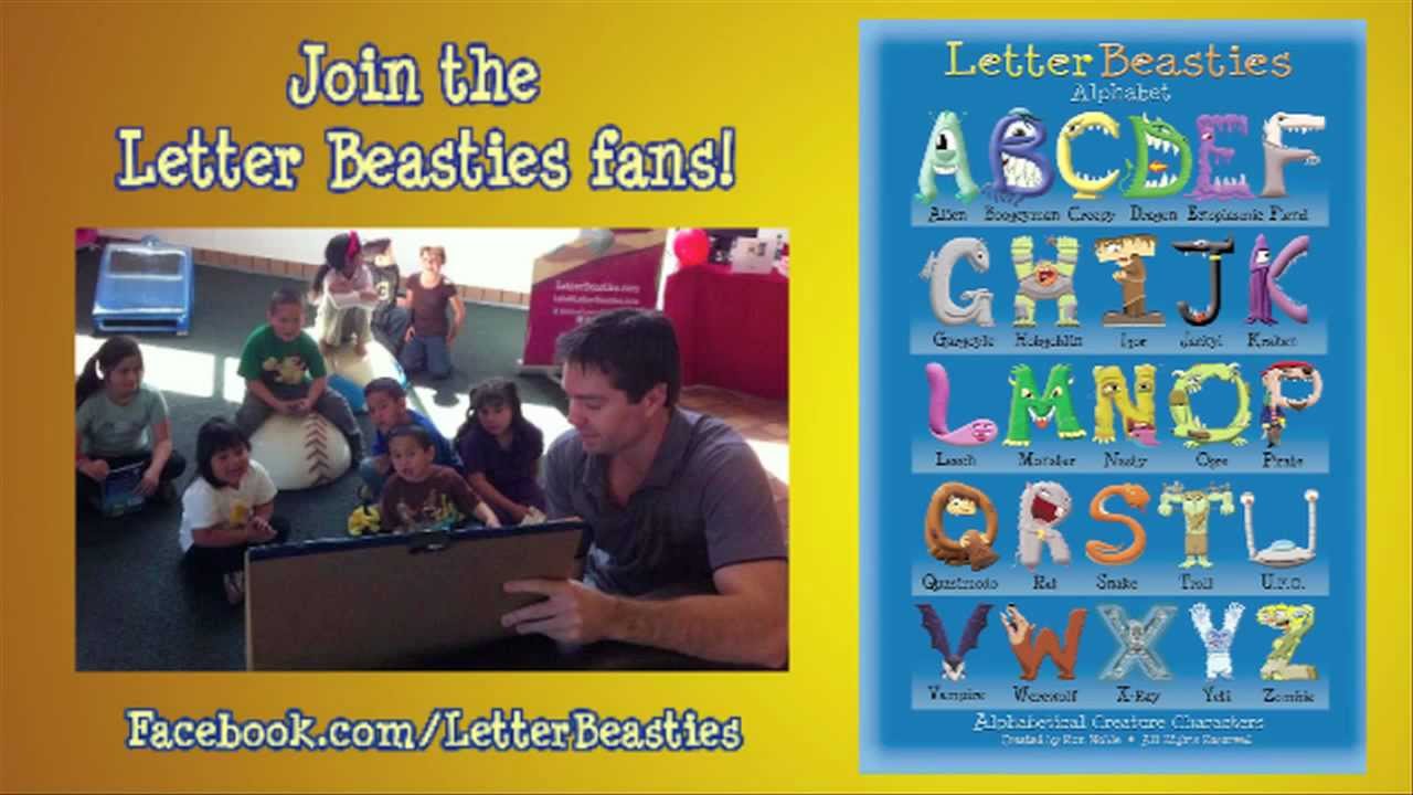 Letter Beasties by Ron Noble - Children's ABC book, app and animation ...