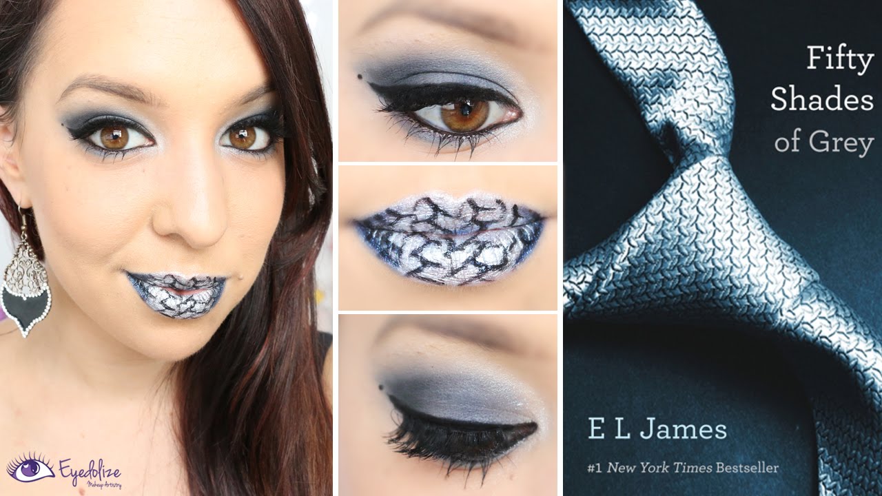 50 Shades of Grey Inspired Makeup Tutorial by EyedolizeMakeup - YouTube