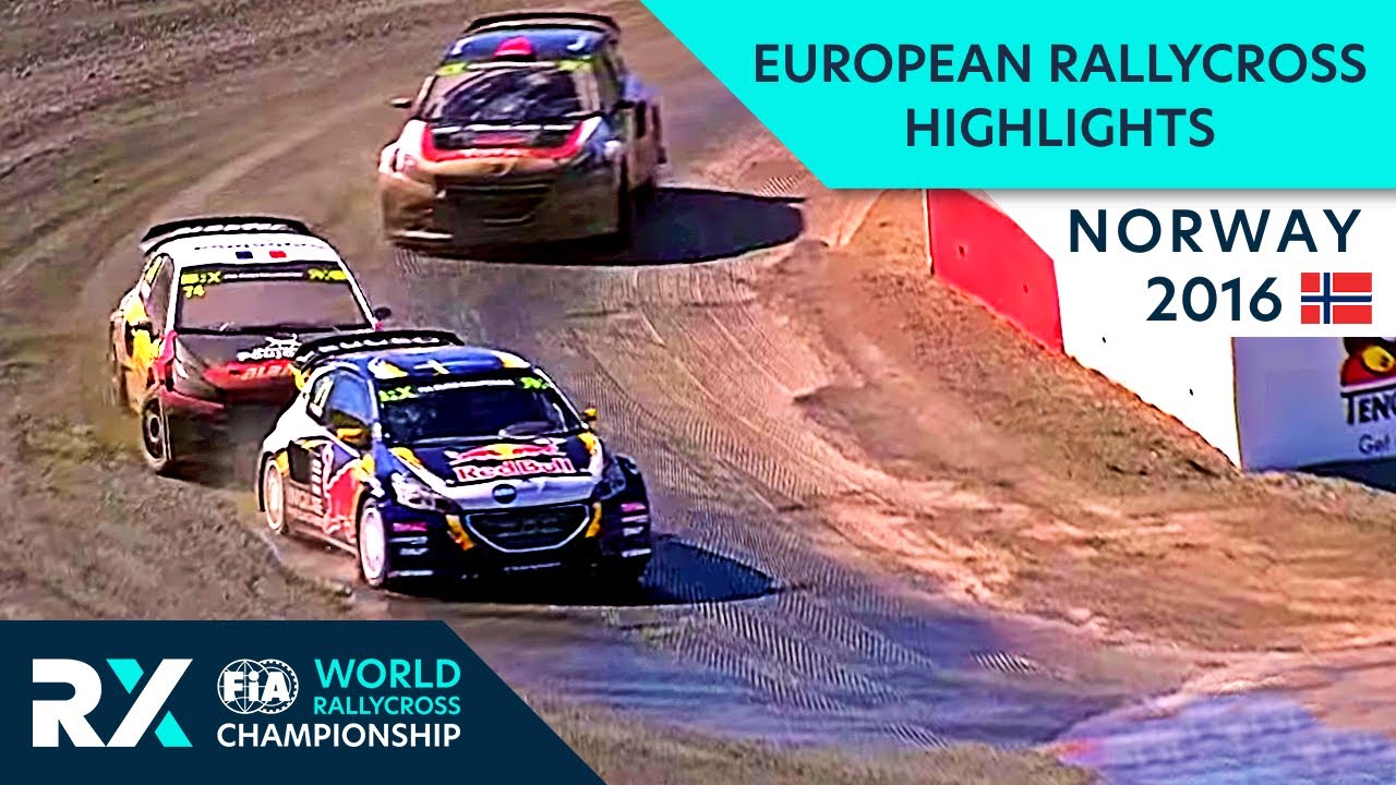 NORWAY 2016 : FIA European Rallycross Championship Highlights - YouTube