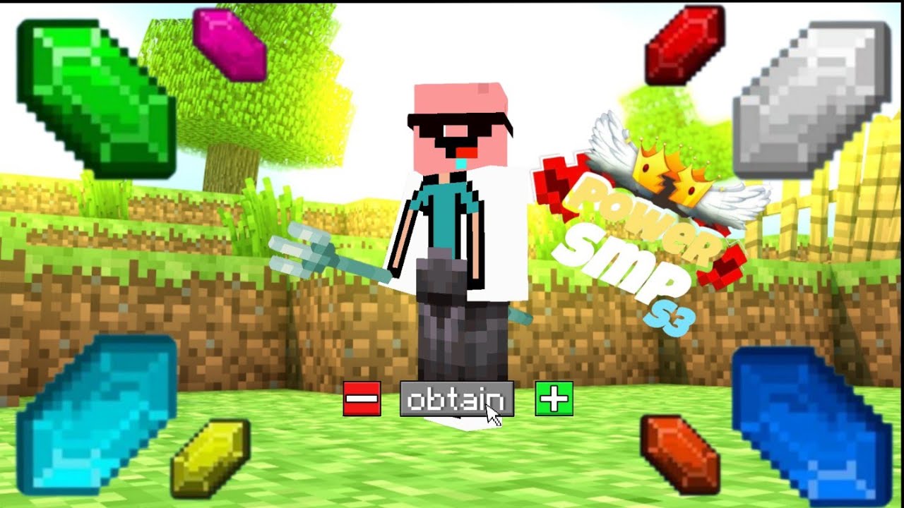 how I collect every ILLIGAL GEM in this Minecraft smp power smp ...