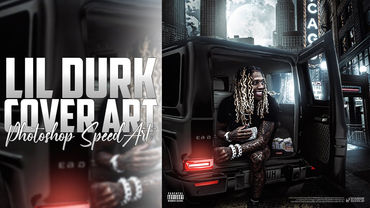 Lil Durk Untitled Cover Art Concept (speed art) - YouTube
