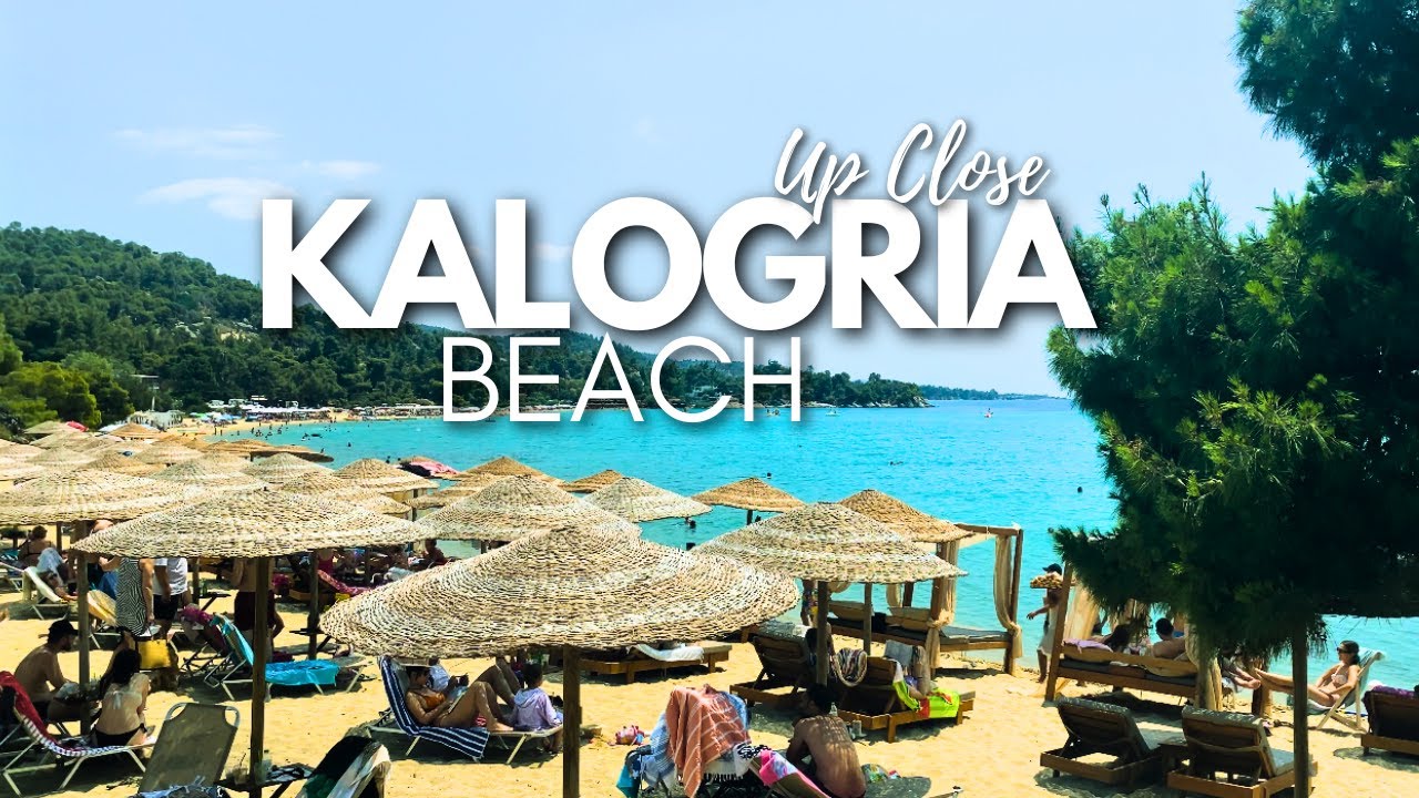 KALOGRIA BEACH | Sithonia, Chalkidiki | Greece | Tour June 2023 - YouTube