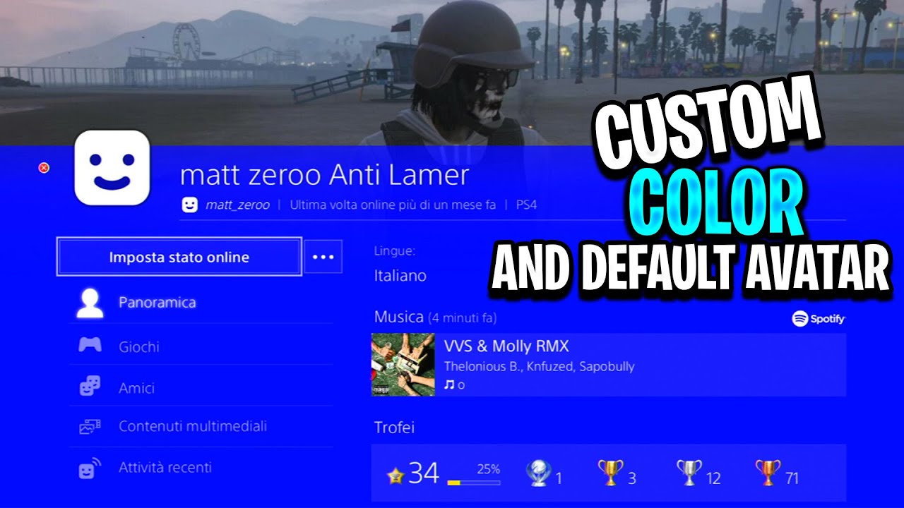 *WORKING* Tutorial How To Get Pure White And Other Color On PSN Profile ...
