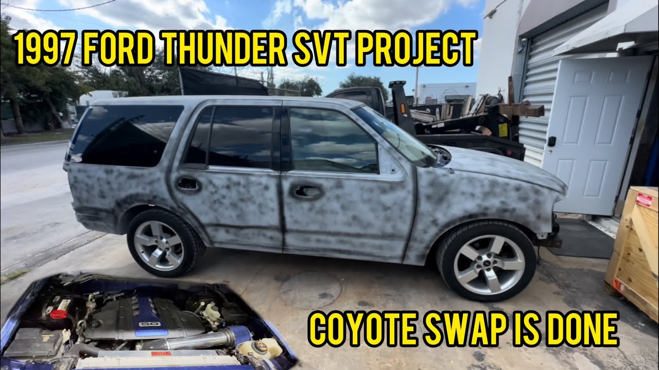 Our Coyote Swapped 1997 Expedition is BACK!! Thunder SVT Tribute is ...