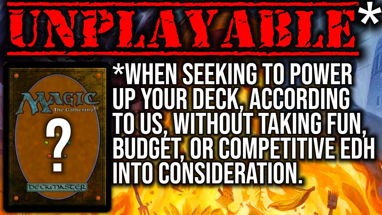 20 More Unplayable Commander Cards | Cards to Cut From Your Commander ...