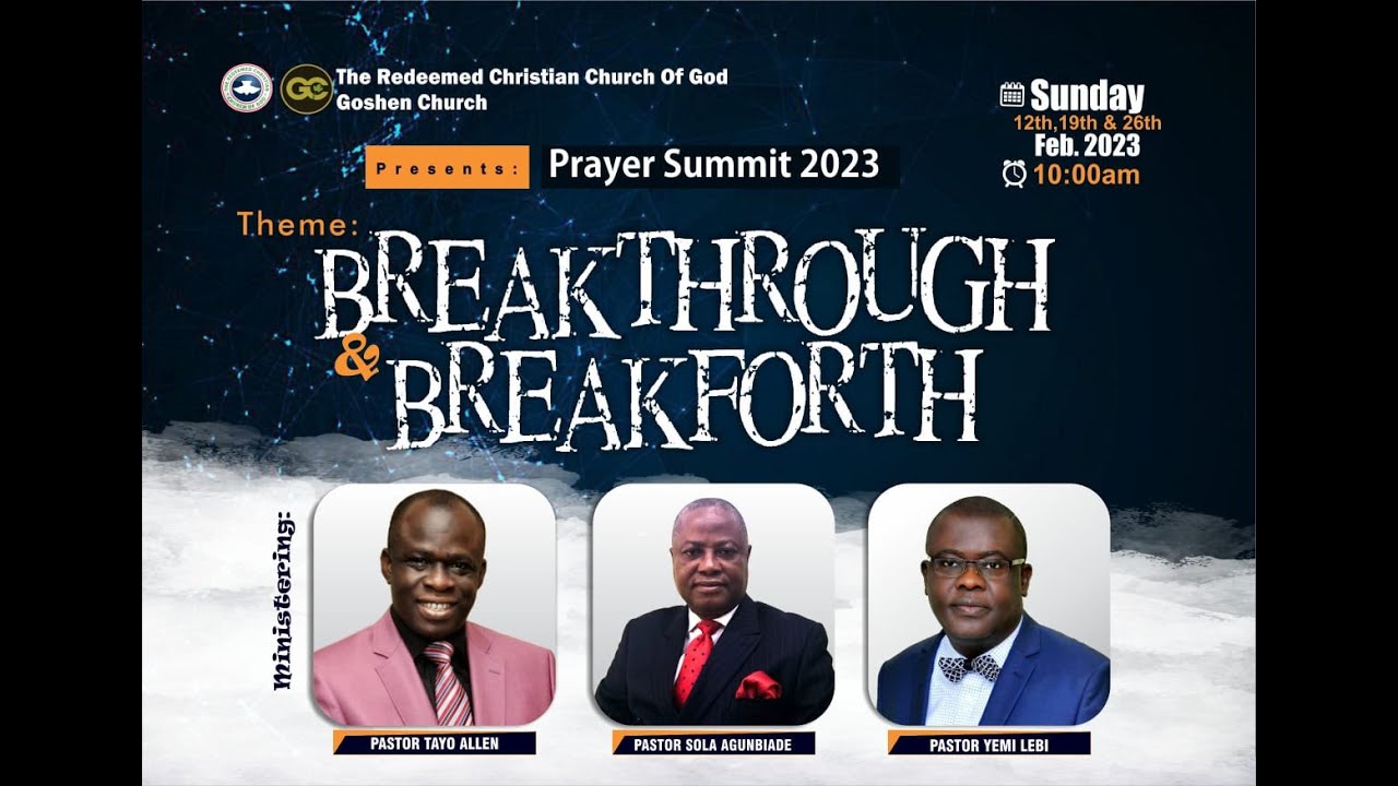 PRAYER SUMMIT 2023 | BREAKTHROUGH & BREAKFORTH - YouTube