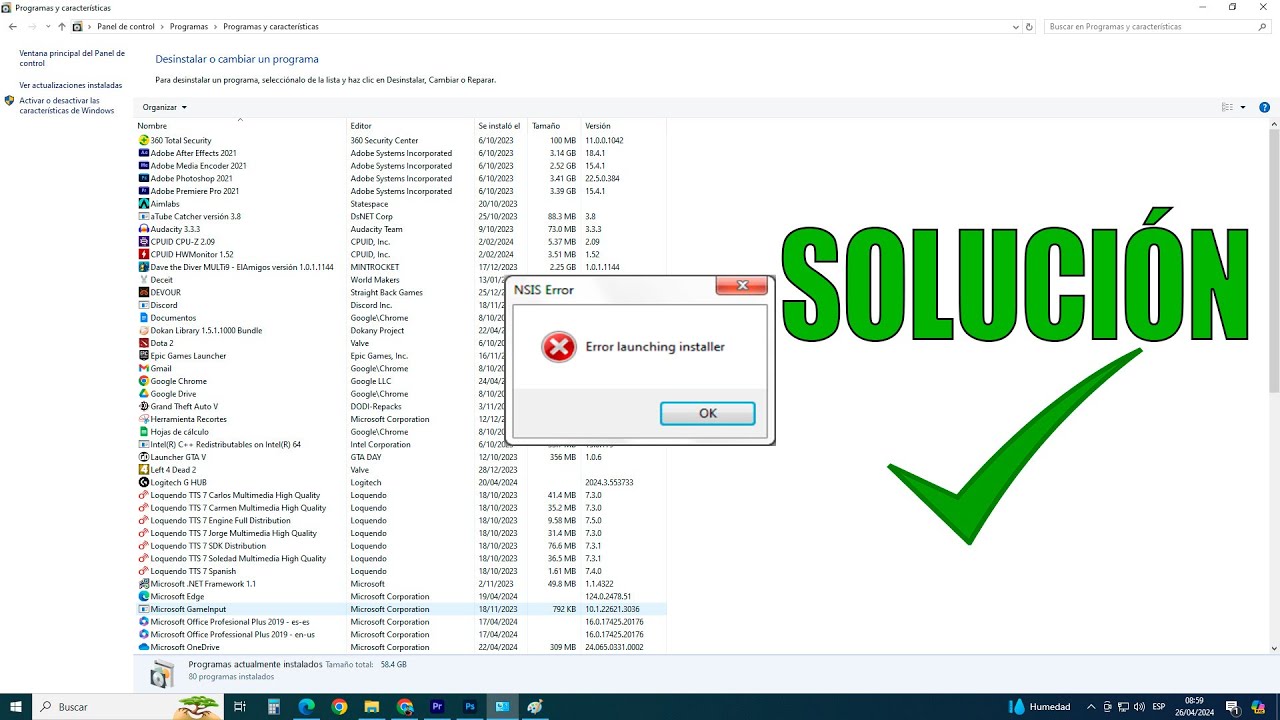 COMO DESINSTALAR PROGRAMAS QUE NO SE DEJAN, SIN DESCARGAR NADA │WINDOWS ...