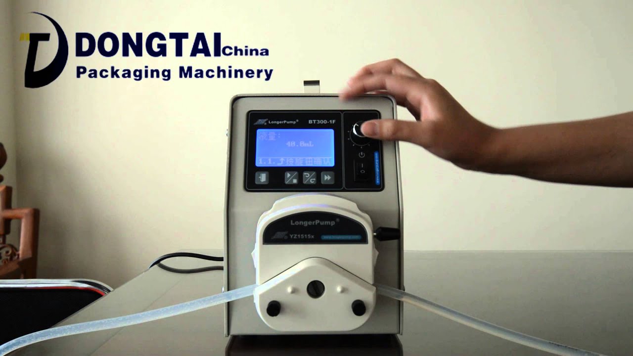simple / protable/ manual peristaltic pump medical liquid filler Video ...