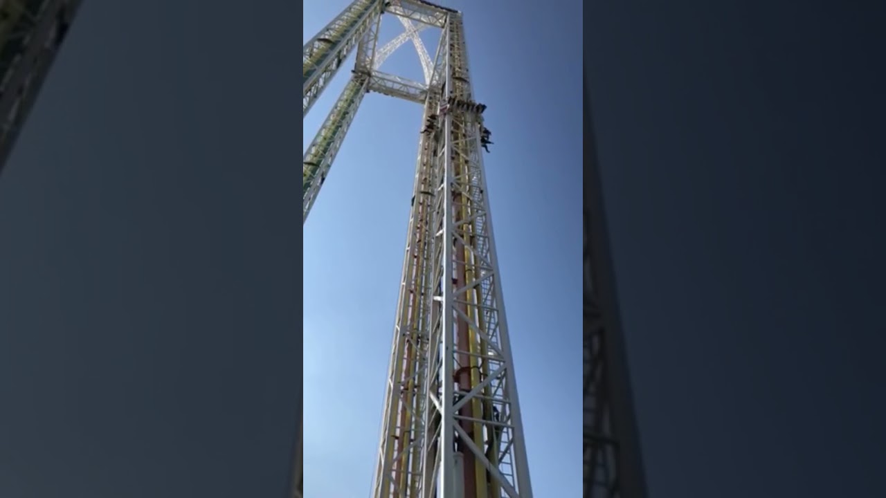 Power Tower Cedar Point off ride - YouTube