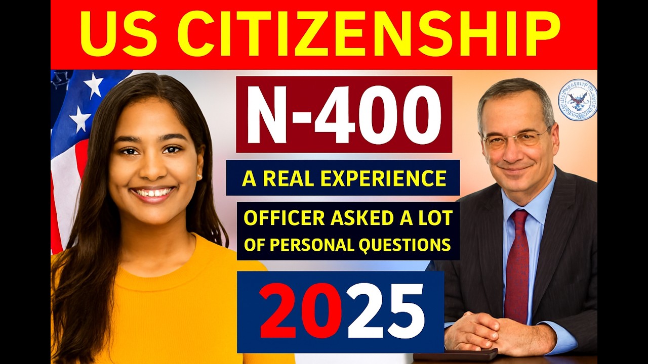 2025 New, Real Interview of U.S. citizenship, Full N-400 Naturalization ...
