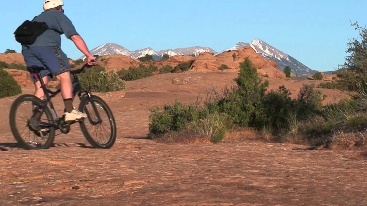 Slick Rock mountain bike trails in Moab, Utah in HD! - YouTube