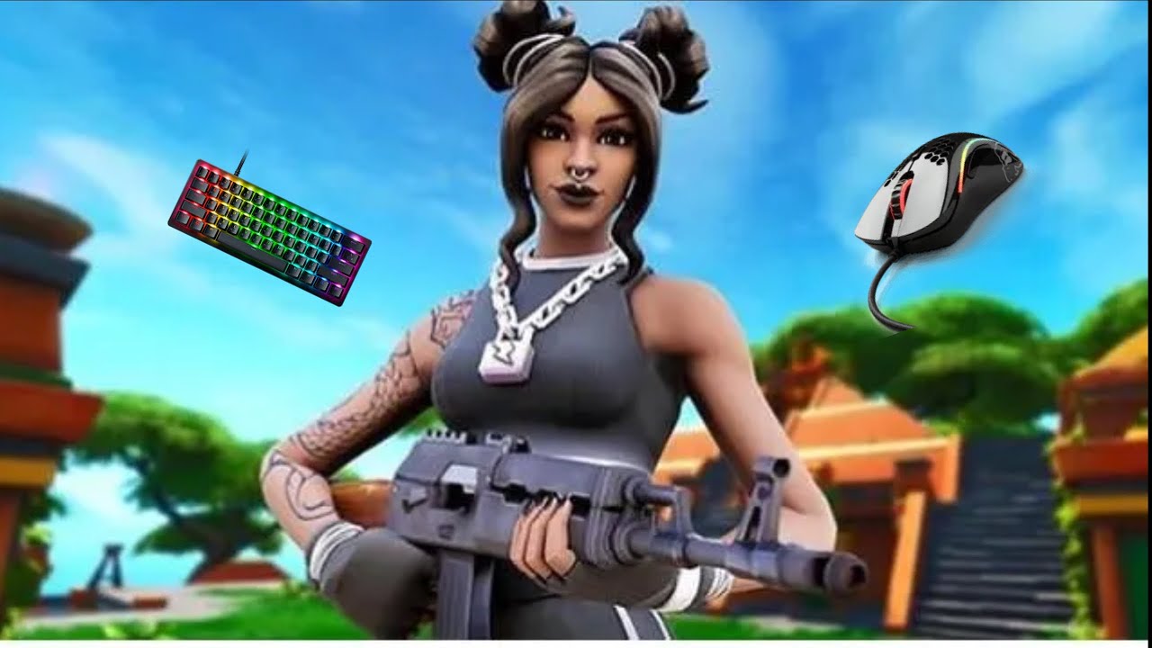 😴 Chill Fortnite ASMR😴 1v1 AsianJeff Box Fight 📦 Razer Huntsman Mini ...