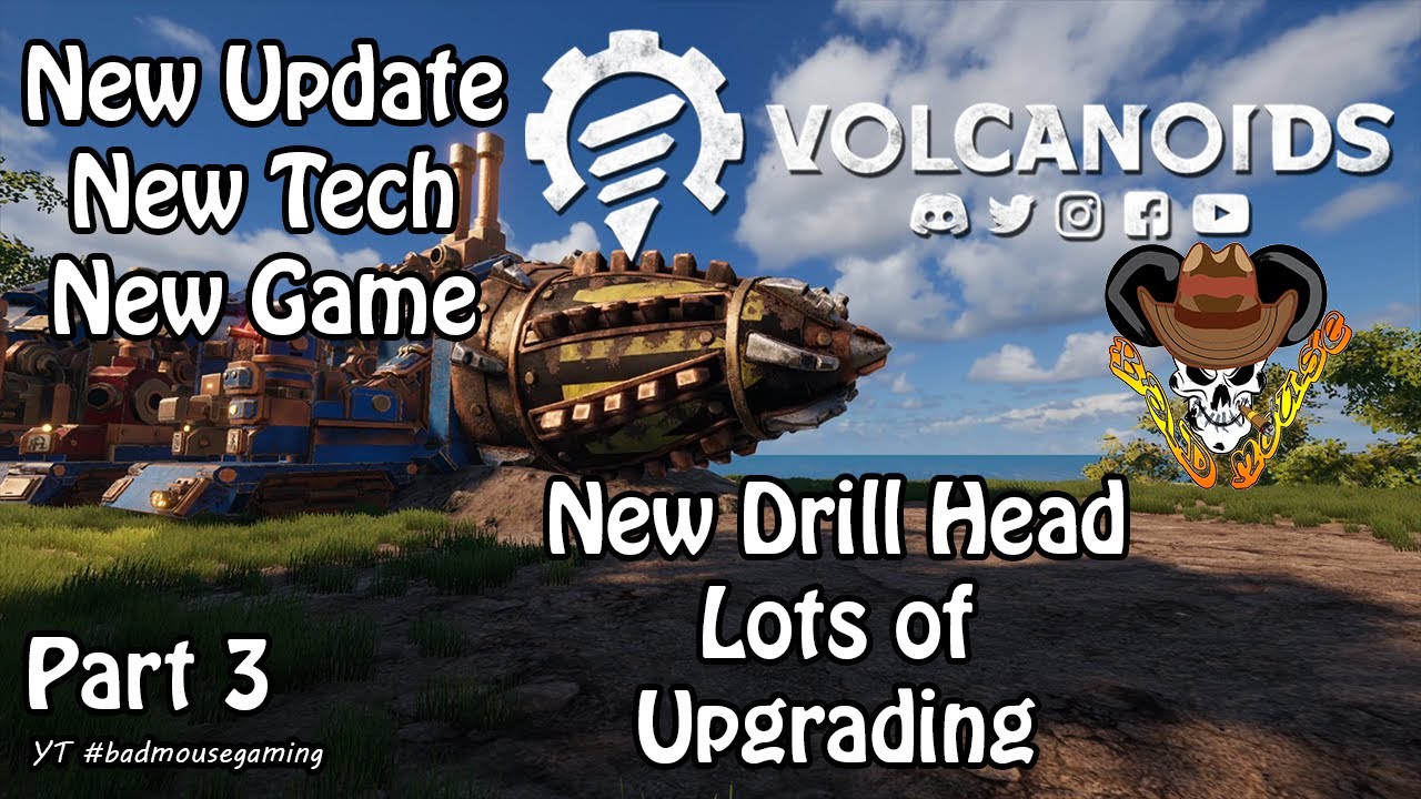 Volcanoids! Early Access. Control Bracer Update! Getting a new Drill ...