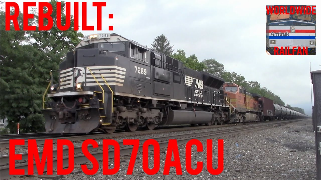 Rebuilt: EMD SD70ACU - YouTube