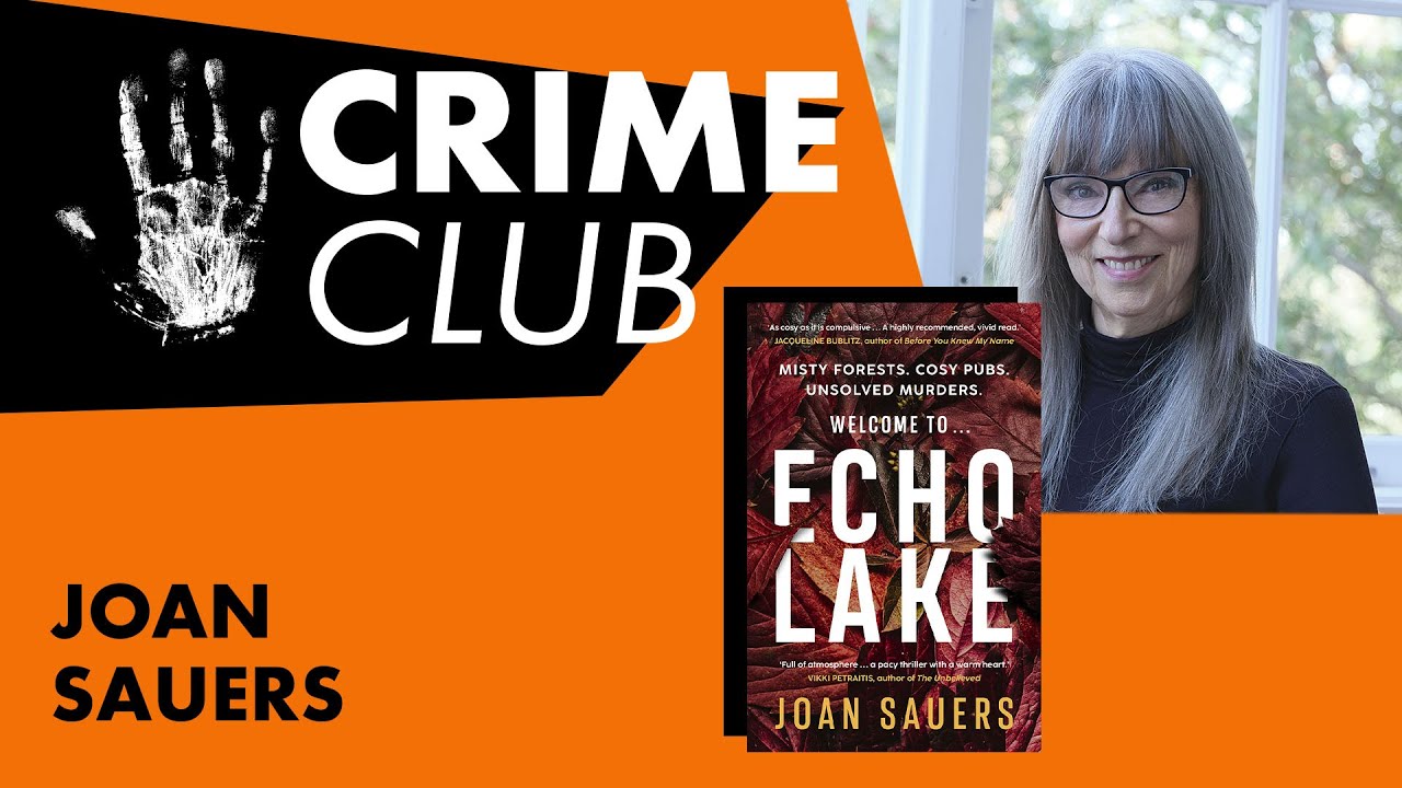 QBD Crime Club: "Echo Lake" by Joan Sauers - YouTube