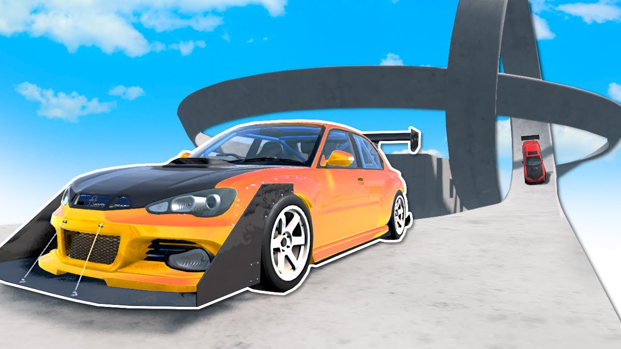 Jumping Cars and Going Through a HUGE Loop! - BeamNG Multiplayer Mod ...