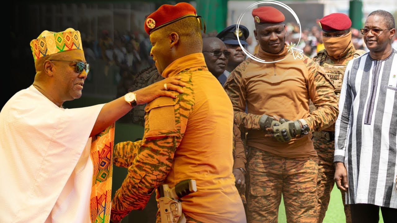 GHANAIANS Cheer for Burkina Faso's CAPTAIN IBRAHIM TRAORE during JOHN ...