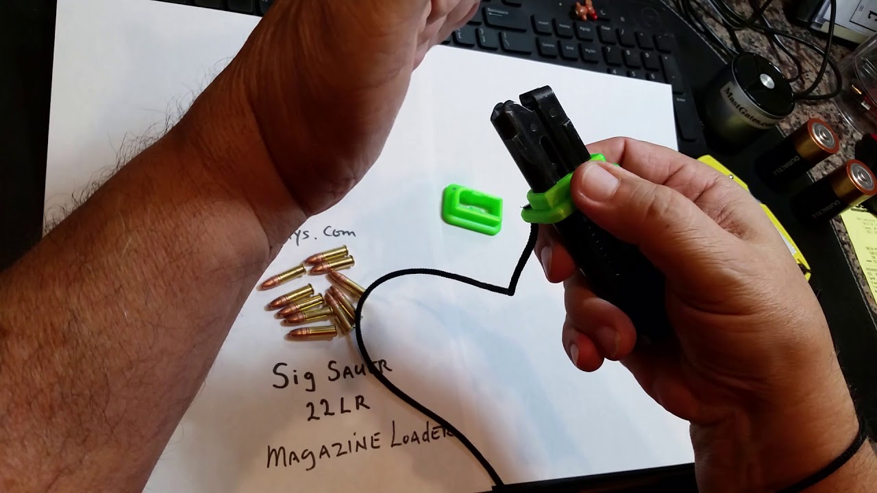 Sig Sauer 22 EZ Magazine Loader - YouTube