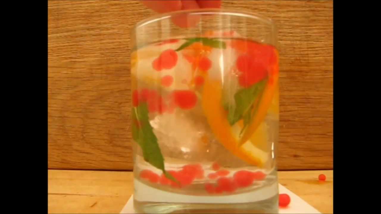 Fake Caviar With Cold Oil Spherification - YouTube