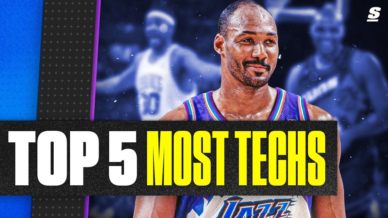 Top 5 Players With The Most Technical Fouls - YouTube