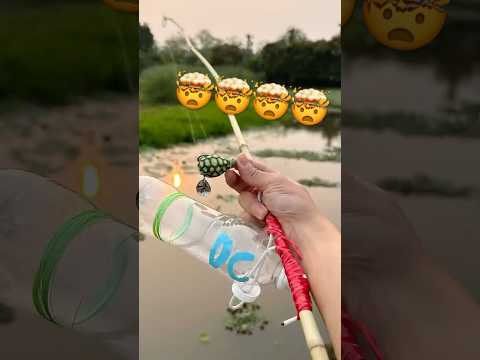 Bamboo Fishing Rod And Reel ?? #fishing #cauca