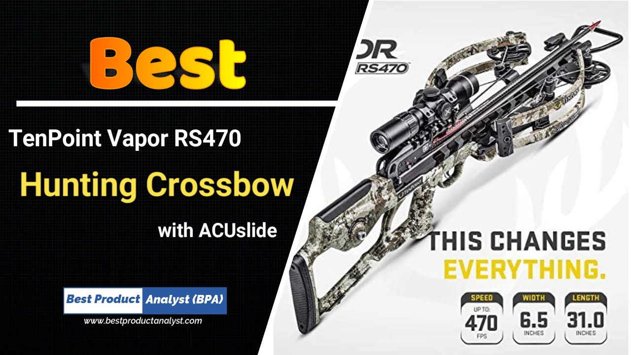TenPoint Vapor RS470 Hunting Crossbow on Amazon - YouTube