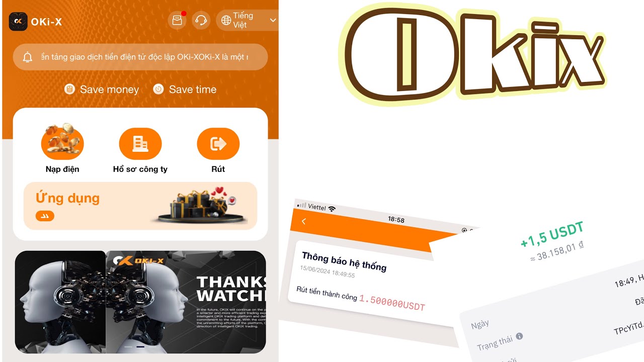 OKIX- Đầu tư Dự Án Mới Ra Min 6$ - Đã Rút Tiền 1.5$ / Ngày // KTO - YouTube