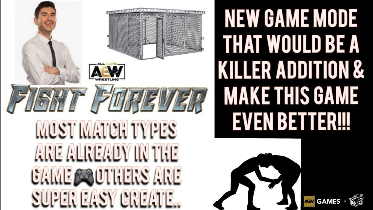 AEW Fight Forever:Gaming modes & match types that would make this game ...