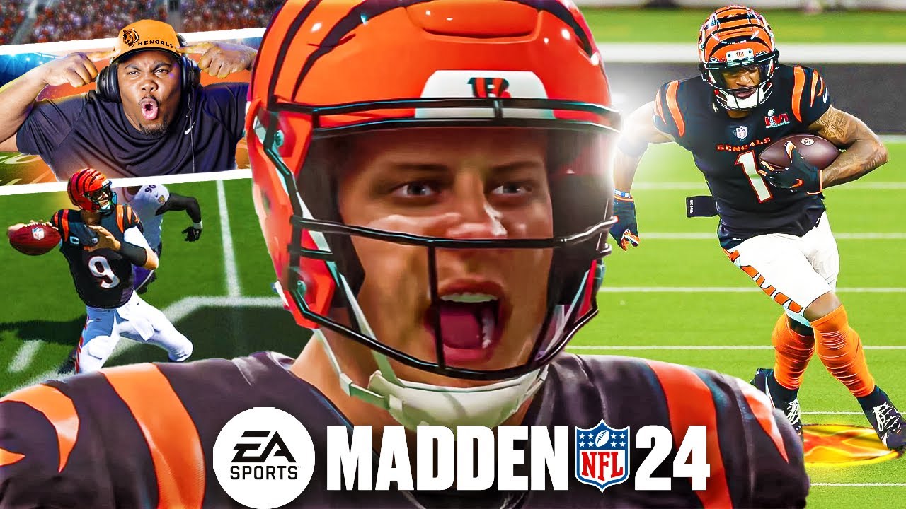 Joe Burrow and Jamar chase ABILITIES ARE BROKEN in MADDEN 24 - YouTube