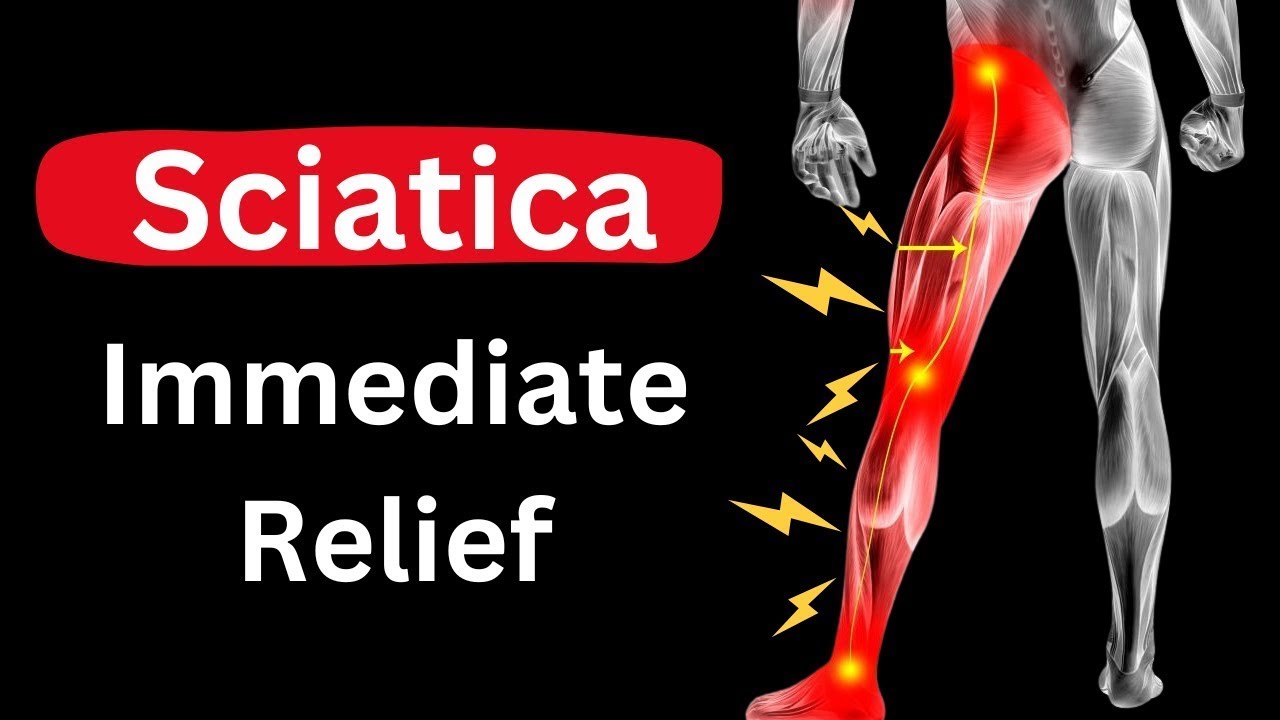 Fast + Lasting Sciatica Relief - ‘Slipped Disc” + Piriformis Syndrome - YouTube