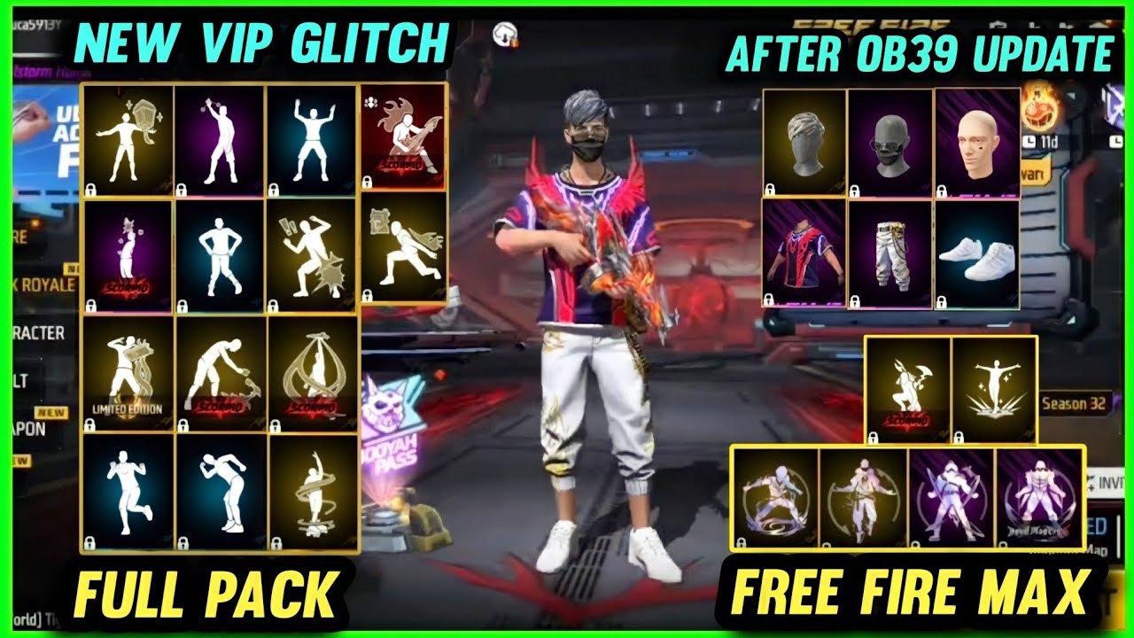 After ob39 update glitch file | Free fire glitch file | ff glitch file ...