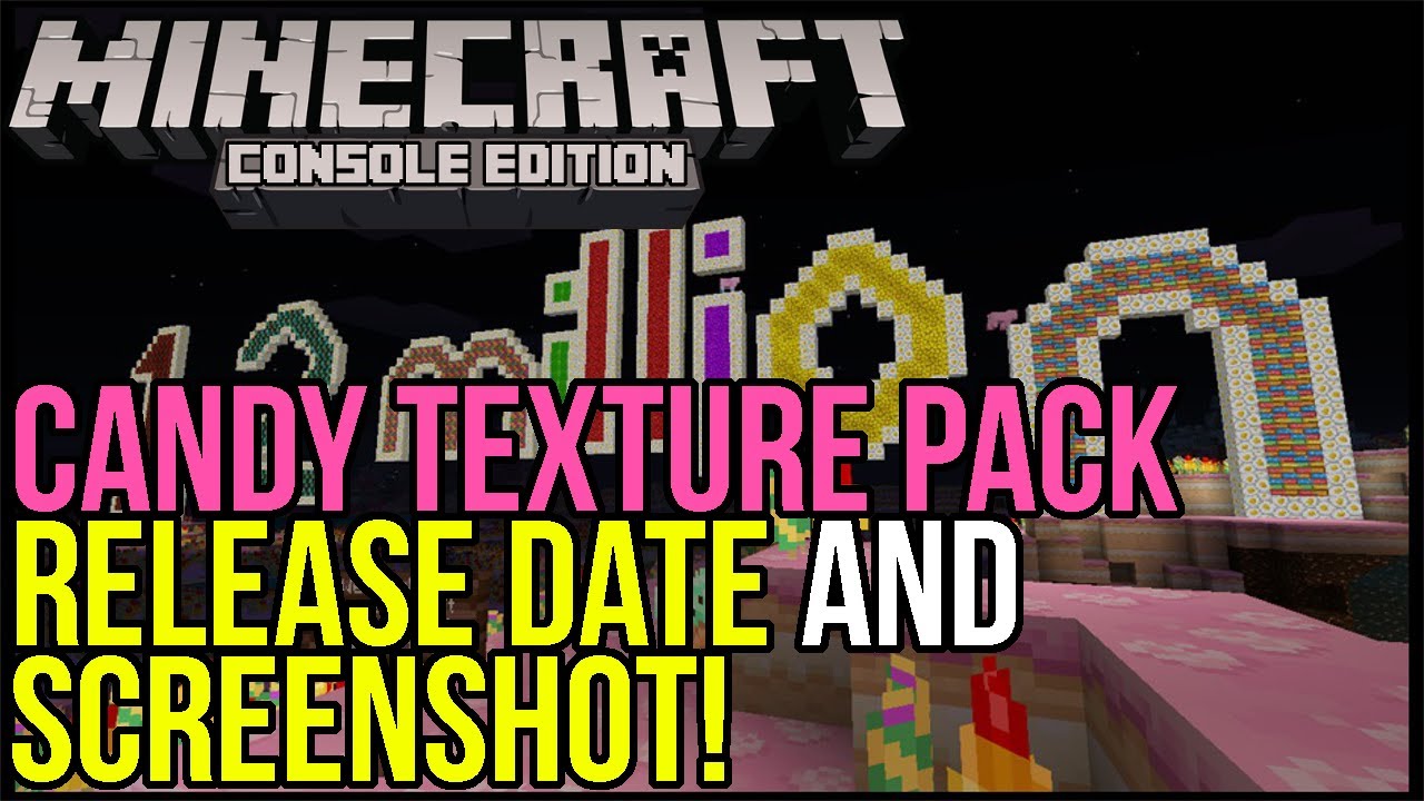 Minecraft Xbox & PS3: Candy Saga Texture Pack Release & Screenshot ...