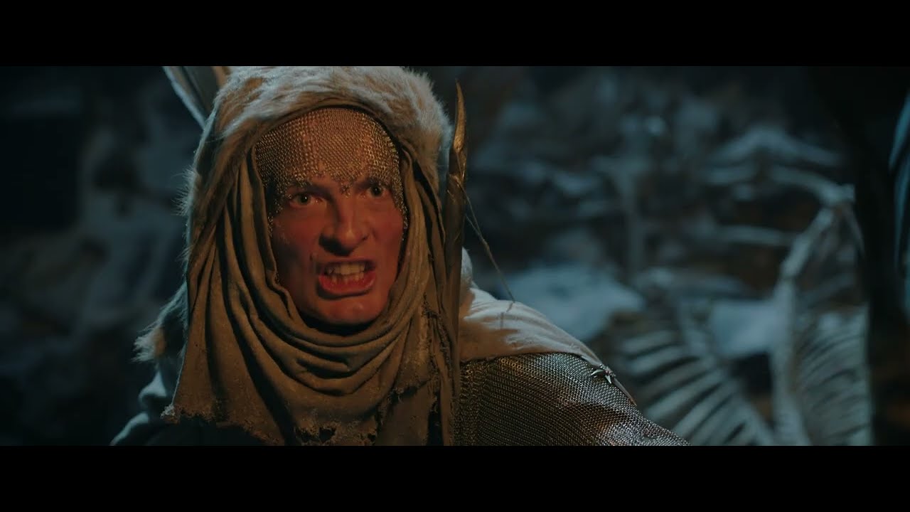 Elves fights Snow Troll - The Rings of Power S01E01 / HD - YouTube