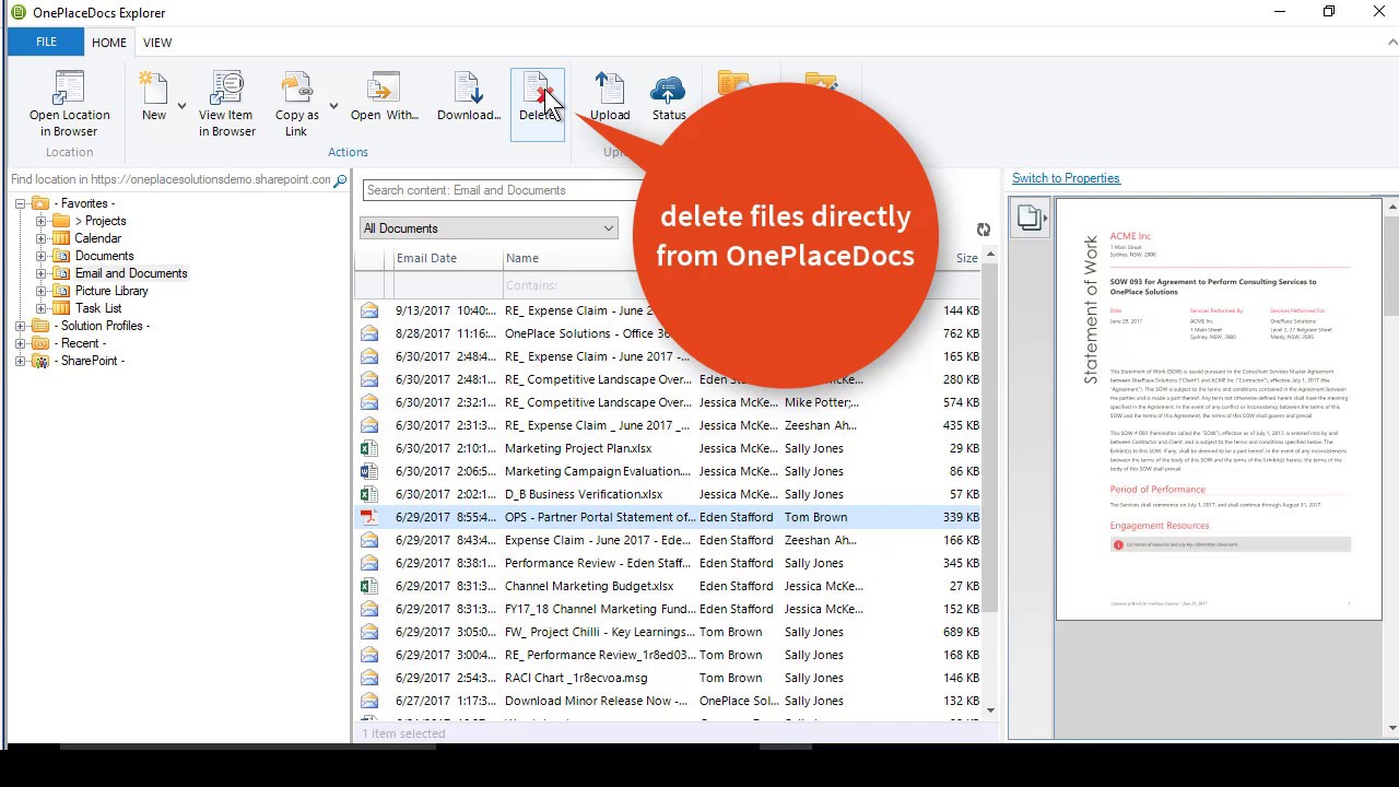 OnePlace Docs 7.5 Release enhancements - YouTube