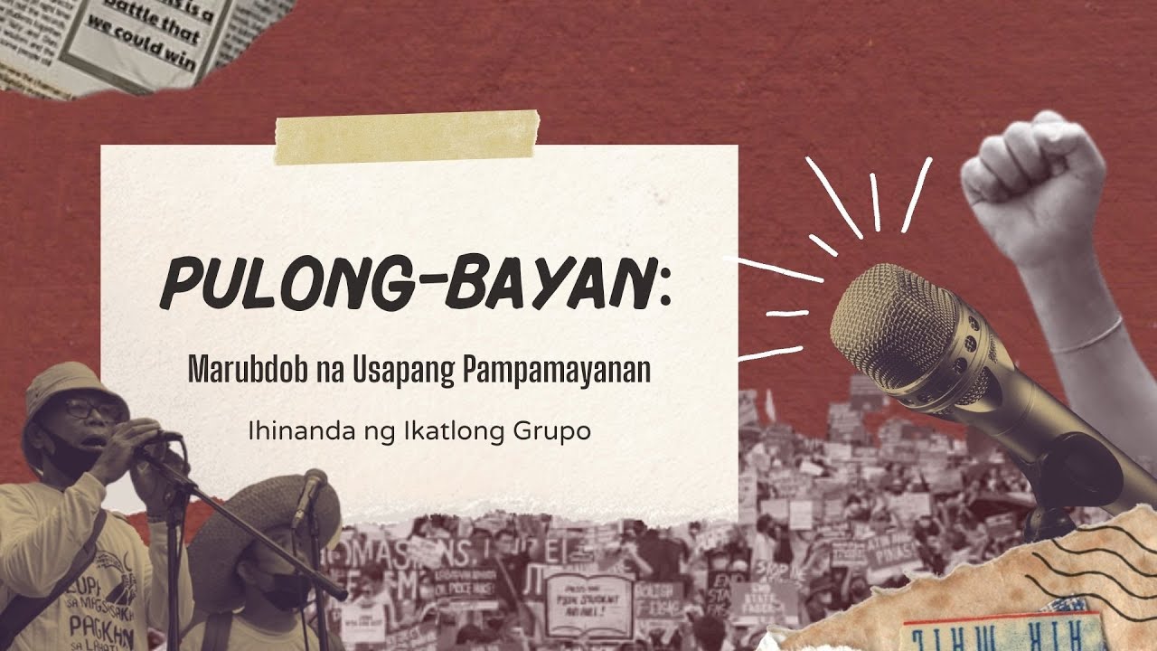 Pulong-Bayan at Komunikasyong Di-Berbal - Ulat ng Ikatlong Grupo - YouTube