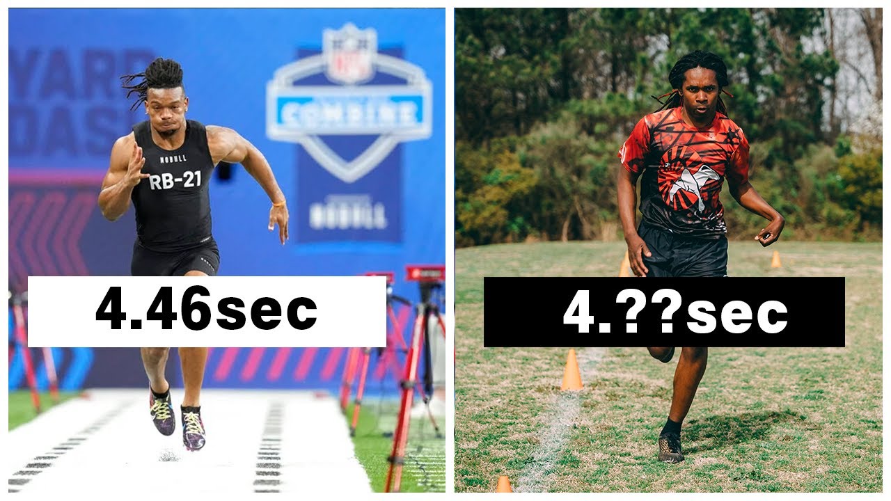 I Tried Running NFL Combine Drills - YouTube