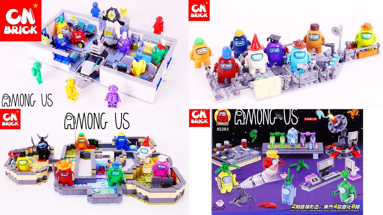 Unoffical LEGO COLLECTION 2021 AMONG US COMBINE SET UNOFFICAL LEGO ...