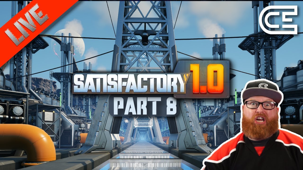 🏭Satisfactory 1.0 📅 Part 8 Phase 3📋 HDD, Mercer, and Sloops Oh My - YouTube
